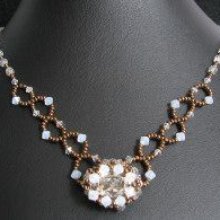 Collier en kit : Kit collier Morgan Ovale Lunaire